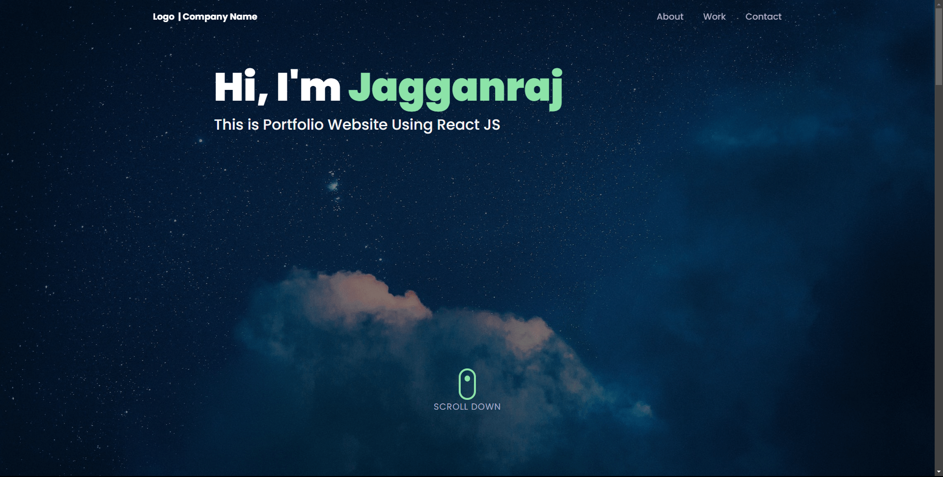 Portfolio website using React js | NJWEBDESIGNING Portfolio website using React js | NJWEBDESIGNING